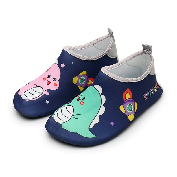 Boys and Girls Swim Water Shoes Barefoot Aqua Socks Non-Slip for Beach ...