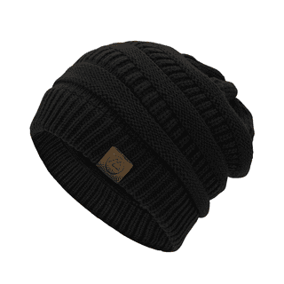 Zando Warm Beanie Hat for Men Thick Winter Hats Womens Slouchy Beanie ...
