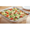 Mainstays Aluminum Foil Rectangular Multi-Use Half Steam Pan Set, 10 ...