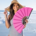 Fan Large Folding Fan-Hand Fan Clacking Fans for Line Dancing, Popping ...