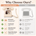 Retro Video Guestbook Phone with Touchscreen & HD Camera, Wedding Video ...