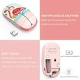 Jelly Comb 2.4G Slim Wireless Mouse with Nano Receiver (Flamingo ...