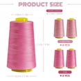 All-Purpose Polyester Sewing Thread - 4-Pack (12,000 Yards Total ...