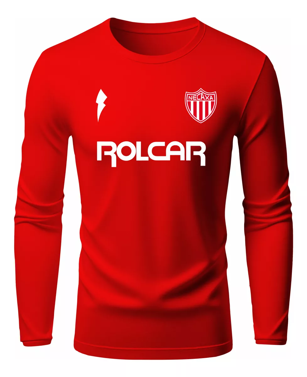 Playera Deportiva Necaxa Manga Larga Todas Las Tallas | Walmart en línea