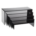 Displays2go Clear Acrylic Risers for Counters, Set of 5 U-shaped ...