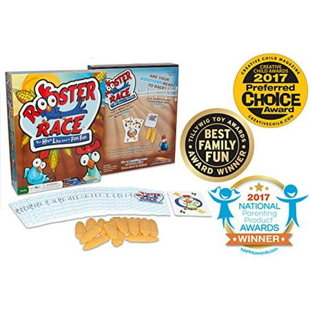 Rooster Race Family Board Game “ High Low Guessing Game to Improve ...