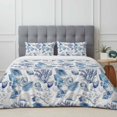 California King Size Duvet Cover 4 Piece Bedding Set Summer Corals ...