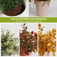4 Pack Small Artificial Plants in Pulp Pots, Fake Greenery for Indoor ...
