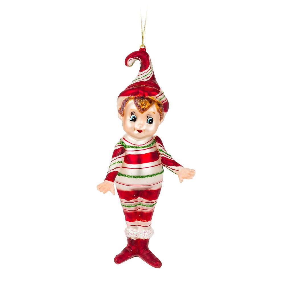 Set of 4 Standing Elf Ornament - Walmart.com
