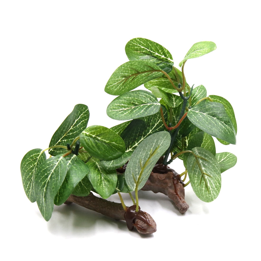 Green Plastic Leaves Plant Waterscape Decorative Driftwood for Aquarium ...