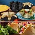 Bueautybox Nonstick Taco Shell Maker - Carbon Steel Tortilla Bowl ...
