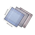 40x40cm Plain Handkerchief for Men Casual Use Pocket Cloth Soft ...
