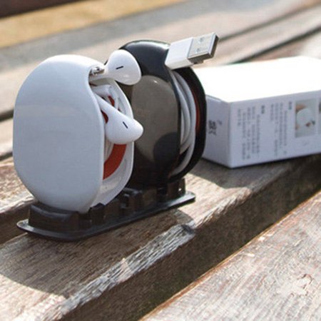 in-Ear Earbuds Holder Case/Earphone Bobbin Winder Wrap/Headphone Cable ...