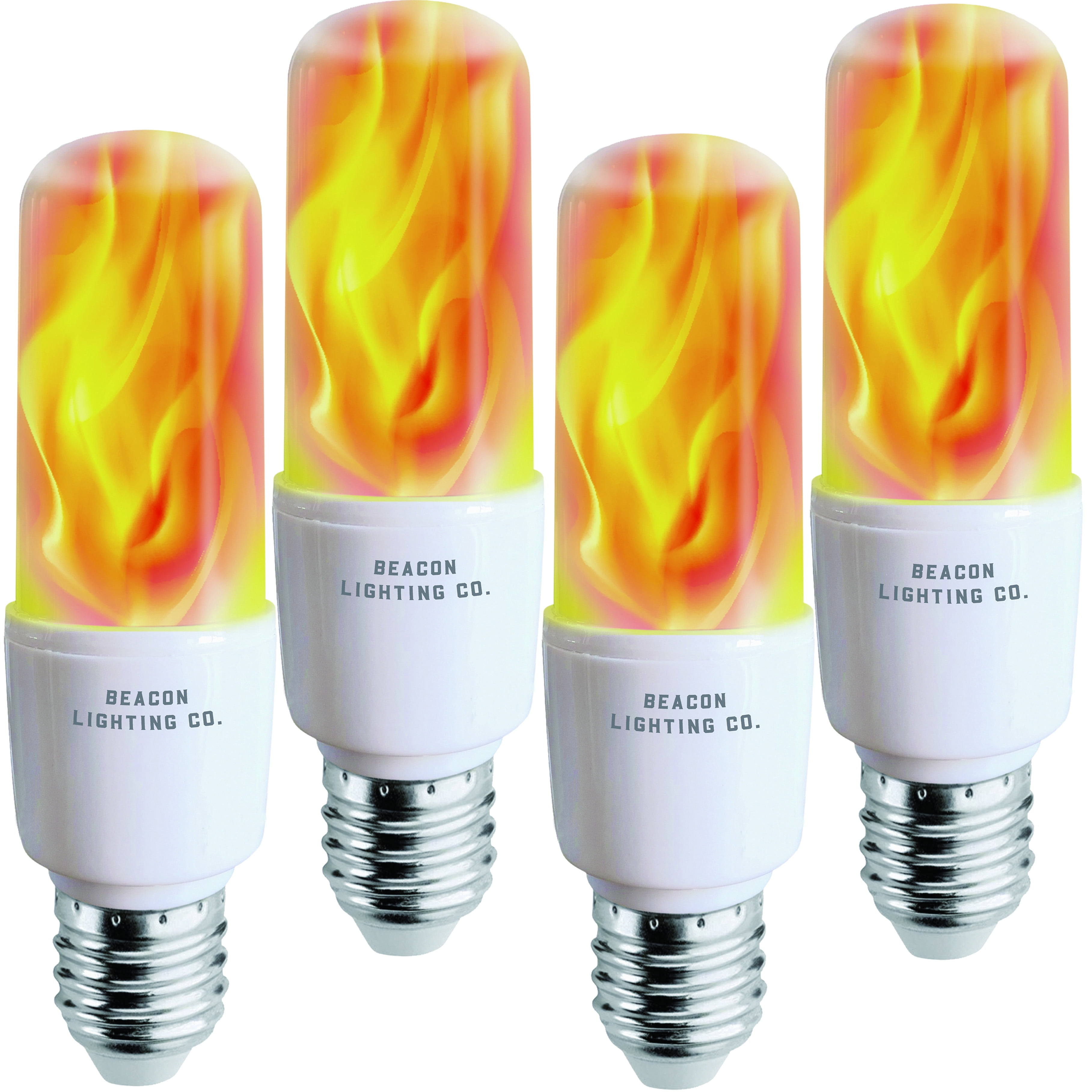 LED Flame Effect Light Bulbs - E26 LED Bulb with Gravity Sensor Flame ...