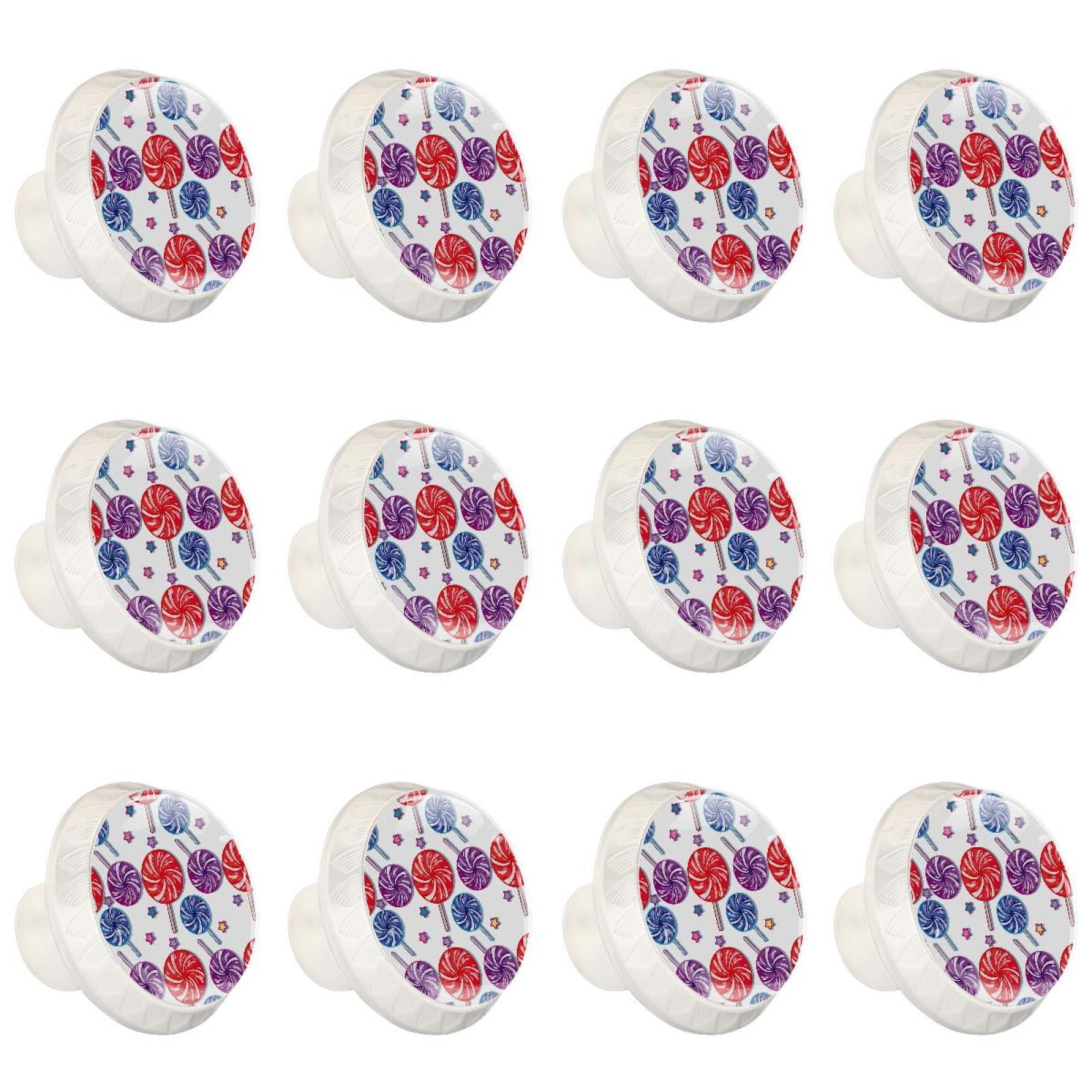 12 Pcs Delicious Sweet Candy Knobs for Kitchen Cabinet Cupboard Dresser ...