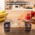 Clear Seasoning Box, 4 Pieces Rack Spice Pots, Stora Container ...