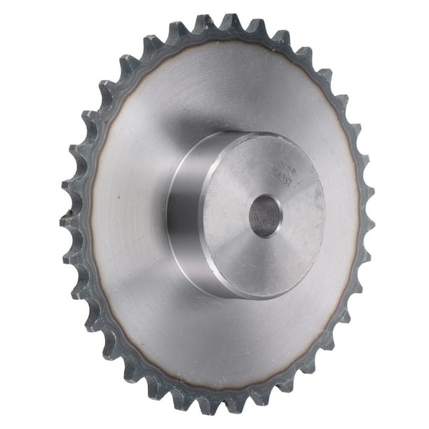 Uxcell 35 Teeth Sprocket Single Strand 5/8" Pitch, 18mm Bore Carbon ...