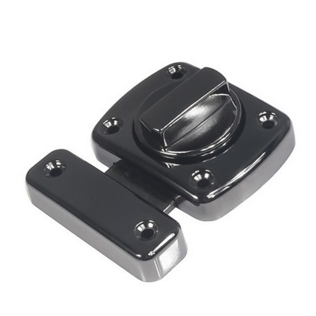 Latch Lock, Stainless Round Door Sliding Dead Latch Lock with Screws ...