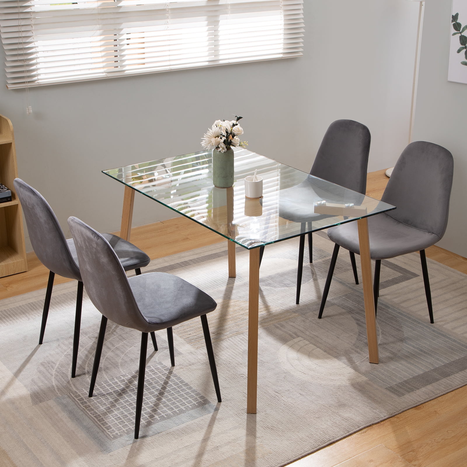 Omni House Dining Room Table Set For 4 Dinner Table Set For 4 Space