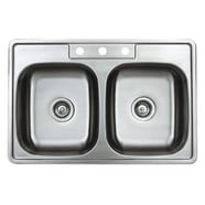 Wells Sinkware 32 in. 16 Gauge Undermount 60-40 Double Bowl Stainless ...