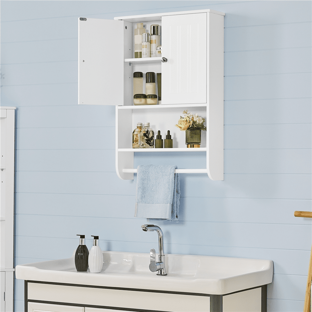 Click here for Fullfurnique Over The Toilet Bathroom Wall Cabinet... prices