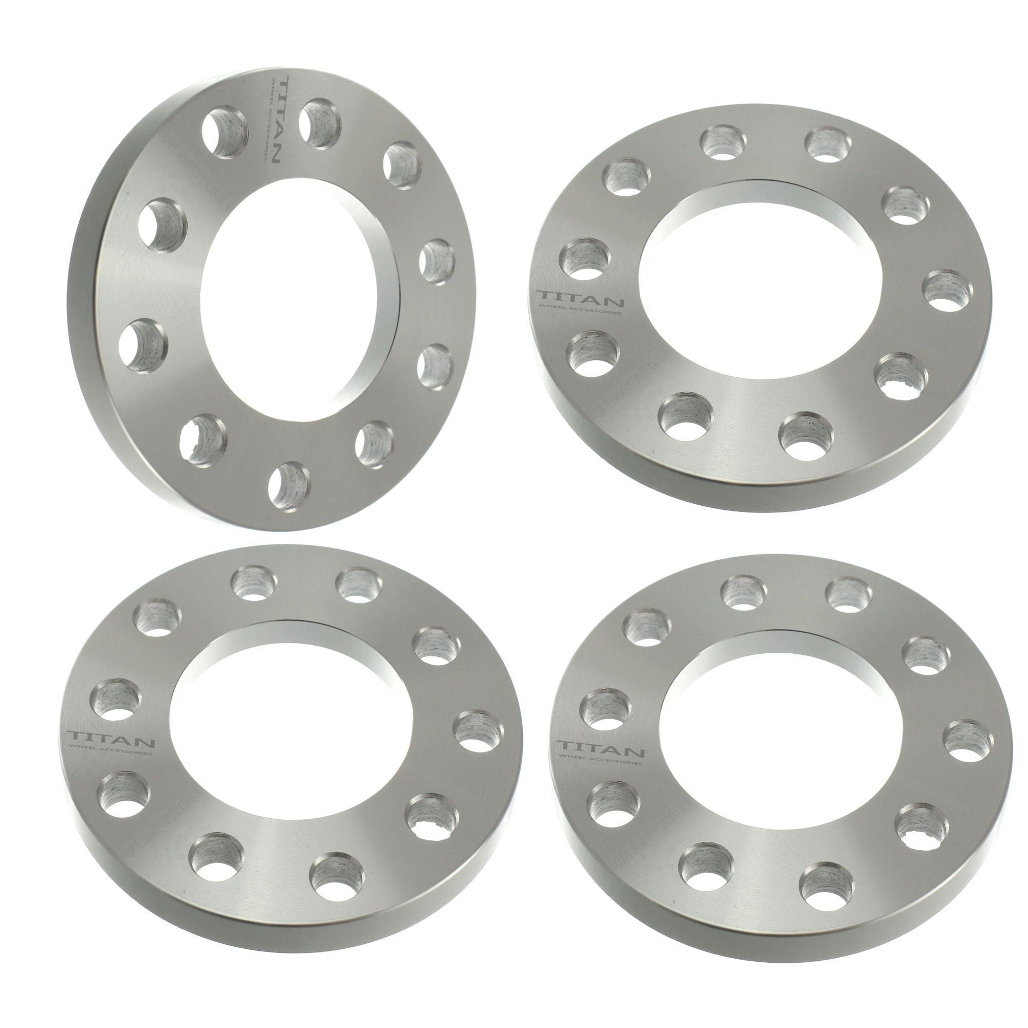 1/4" Titan Wheel Spacers for Chevy GMC 5 Lug Trucks | 5x5 (5x127) | Set ...