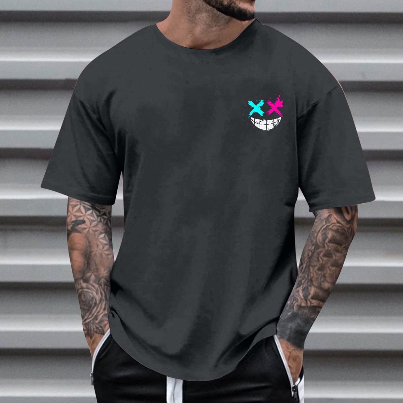 Click here for Eoywhk Big And Tall Mens Graphic T-Shirts Summer L... prices