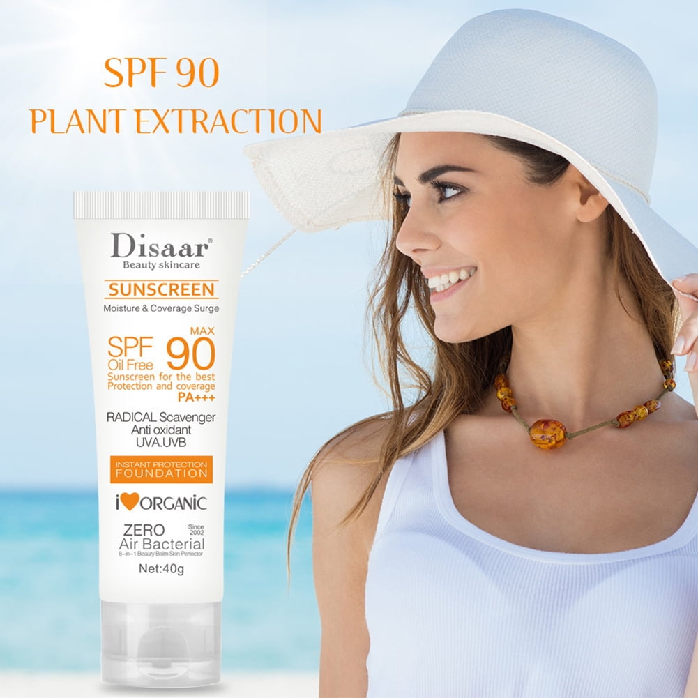 40g Protector solar facial Hidratante SPF90 Crema de protección solar ...
