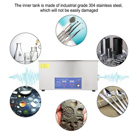 22L Power Temperature Adjustable Laboratory Cleaning Supplies 40KHz ...