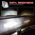 7x6" Square Diamond Cut Real Glass Lens Headlight Lamps Housing Fit ...