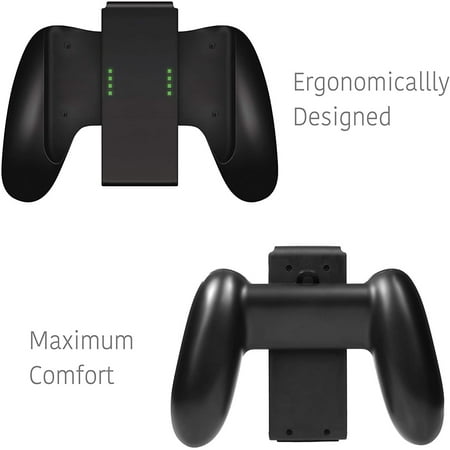 Joy Con Charging Grip, Ergo Comfort Joycon Grip for Nintendo Switch Joy ...