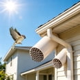 Souew Od Gutter Guard Filter, 1Pcs Pvc Termination Cap Mesh Screen Roof ...