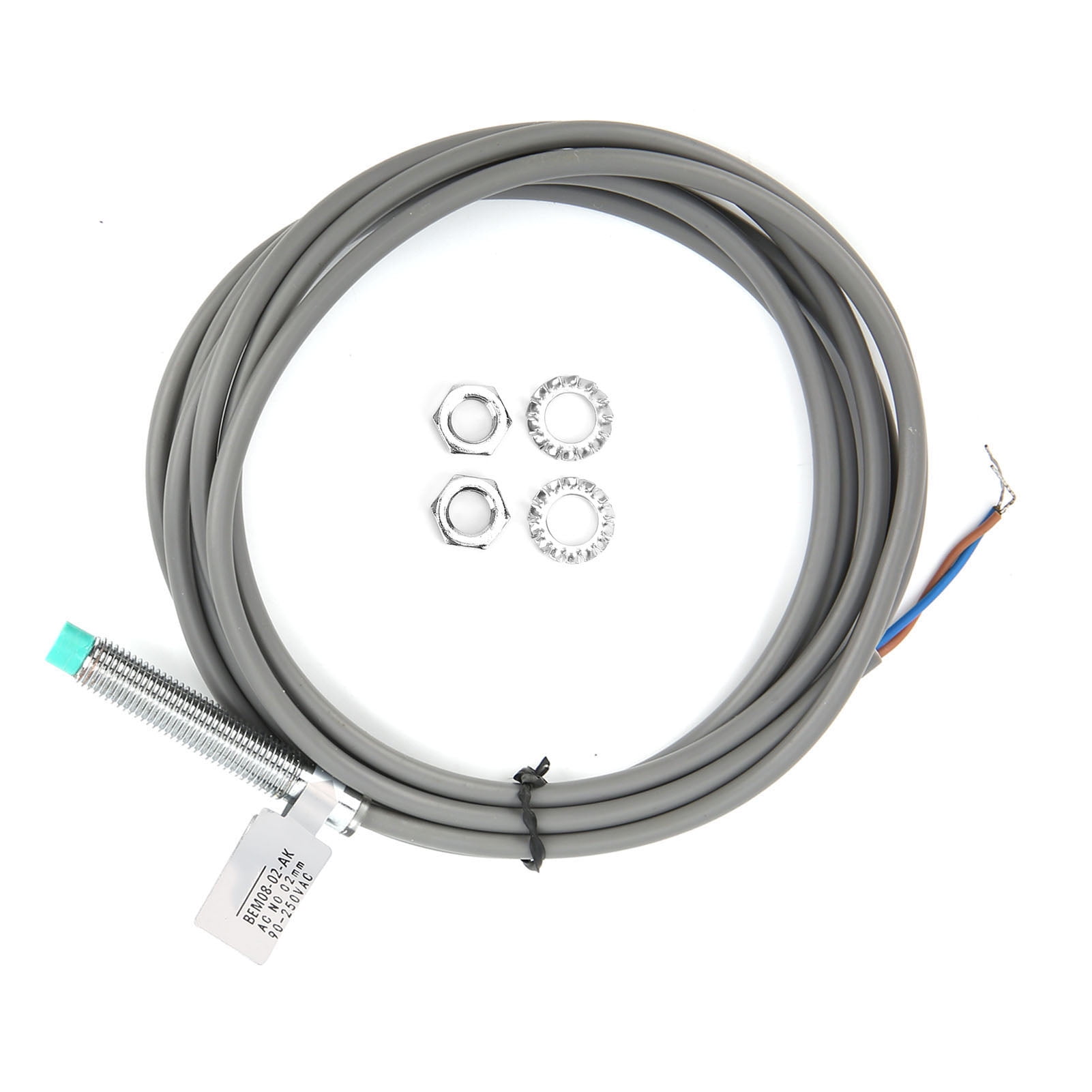BERM Proximity Switch 2‑Wire Normally Open Cylindrical Sensor BEM08‑02‑AK 90‑250VAC | Walmart en ...