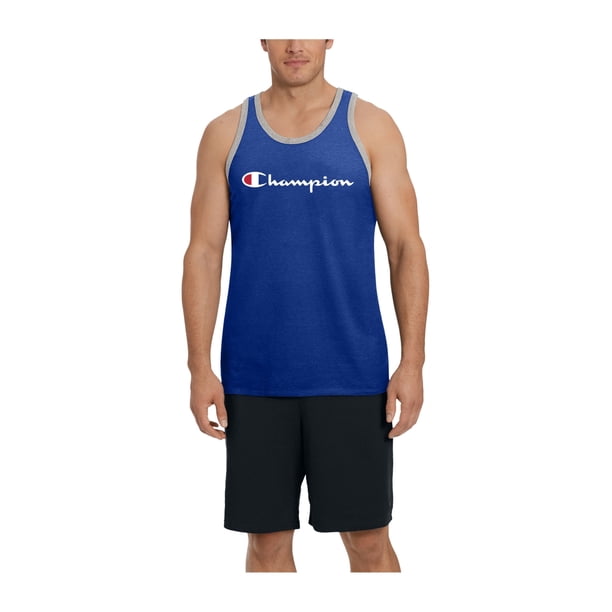 Champion Mens Classic Ringer Tank Top navy L - Walmart.ca
