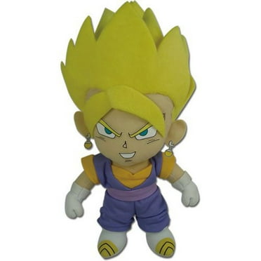 Free Shipping! Dragon Ball Z- Saiyan Vegeta Sitting Plush 7"H - Walmart.com