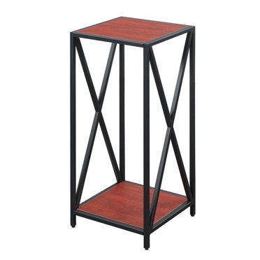 2-Tier Metal Non-slip Tall Plant Flower Bench Display Storage Rack For ...