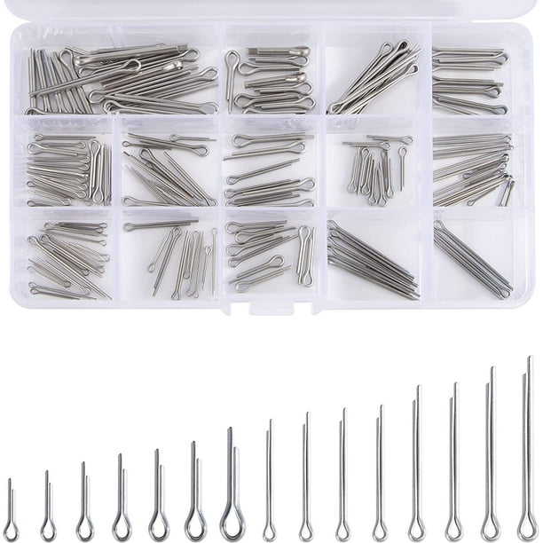 Stainless Steel Cotter Pins Retaining Pin Assortment Kit M1 M1.5 M2 M2 ...