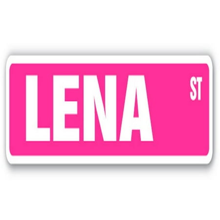SignMission SS-730-LENA 30 in. Lena Street Childrens Name Room Sign ...