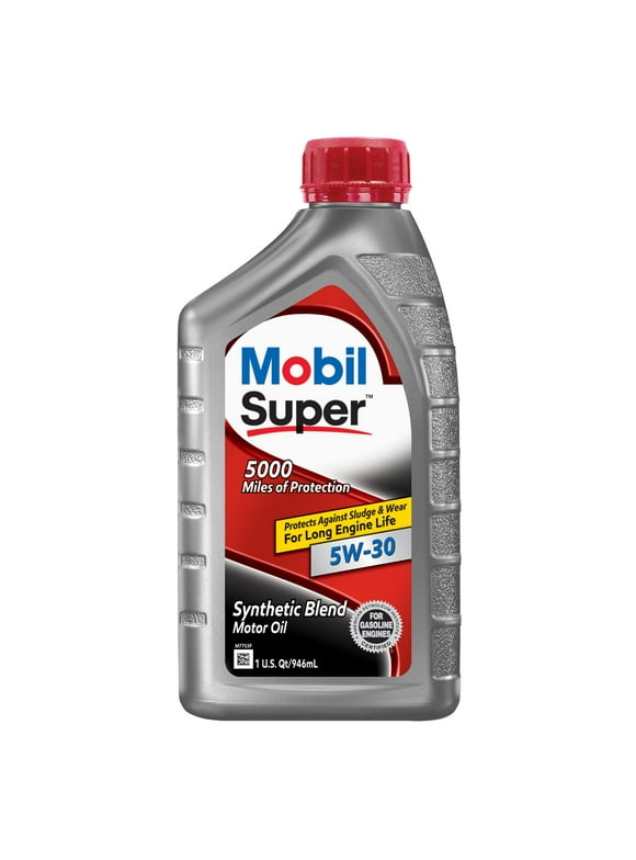 Mobil 1 5W-30 Synthetic Oil in Mobil 1 Oil - Walmart.com