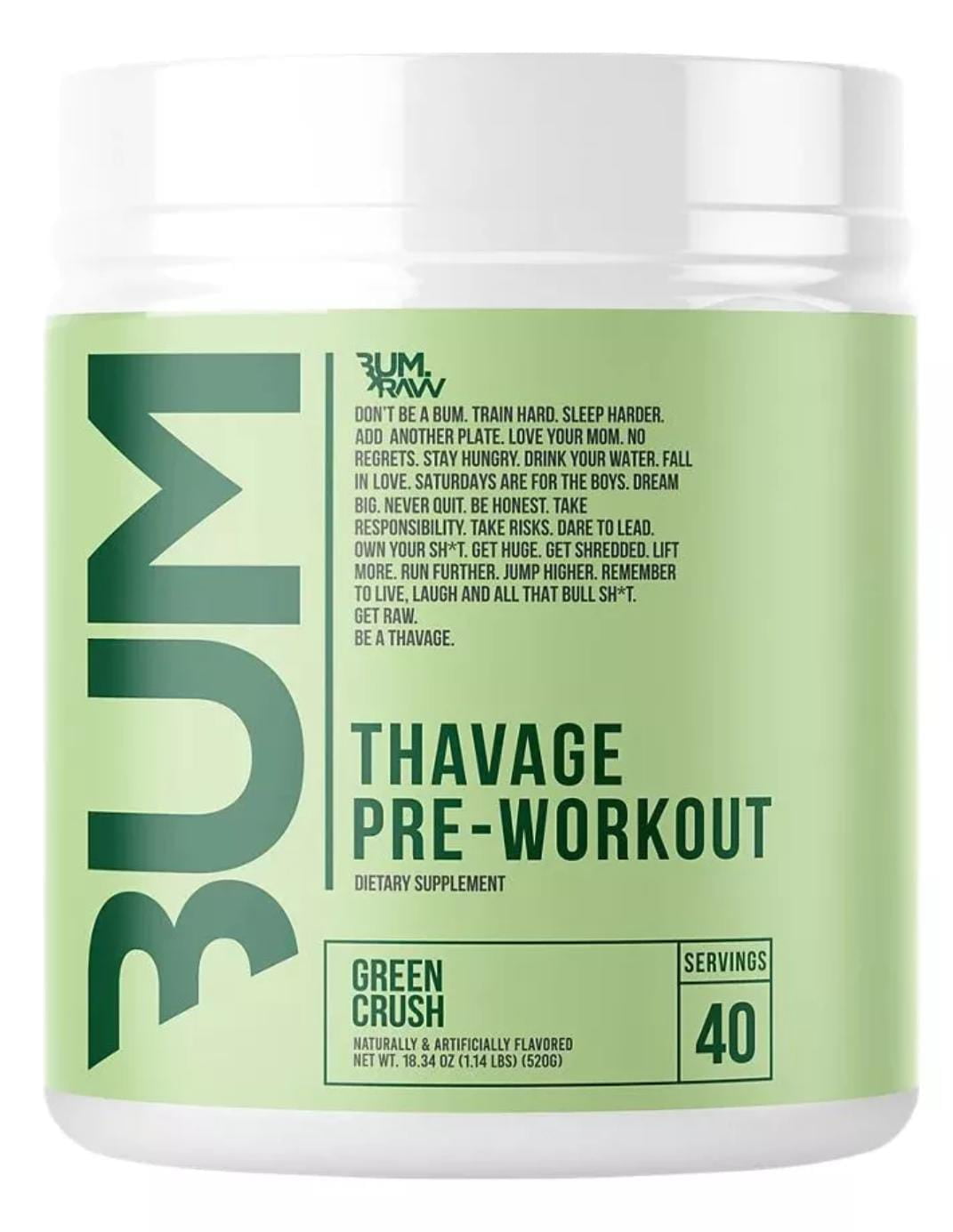 Pre Entreno Cbum Thavage 40 Serv 520 gr | Walmart en línea
