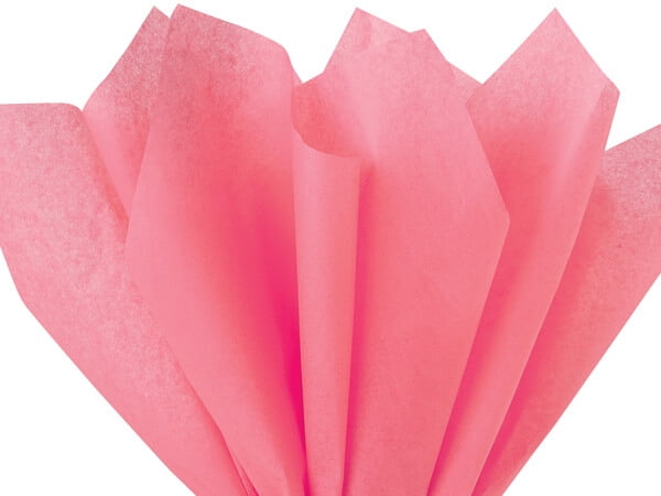 Coral Pink Tissue Paper 20 Inch X 30 Inch Sheets Premium Gift Wrap ...