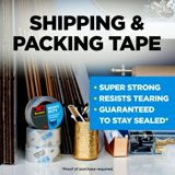 Scotch Strong Heavy Duty Shipping Packing Tape for Moving, Clear, 1.88 ...