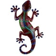 Fasiaou Gecko Iron Wall Art Decor 1 Pack 28*16cm - Indoor & Outdoor ...