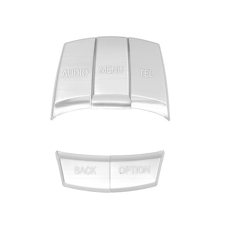 Red 5 Buttons Center Console Multimedia Controller Button Cover Set for ...