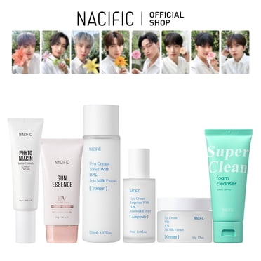 Nacific Fresh Cica Plus Clear Kit Skincare Set, 4 Pieces Travel Size ...
