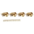 4Pcs Universal Brass Casters, 440lbs Total Load 360° Rotation Heavy ...
