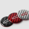 Automotive Trunk Button Cover Reminder Sticker Carbon Fiber Auto ...