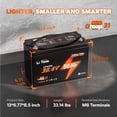 LiTime 4Pack 36V 50Ah Group31 LiFePO4 Battery, 50A BMS Deep Cycle ...