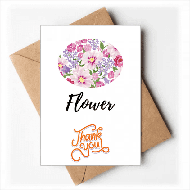 Dibujo de planta de flor mar arte Nota en blanco del sobre de la ...