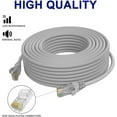 Cat 6 Ethernet Cable 30 Ft-Gray, High Speed Internet Cable (6 Colors ...